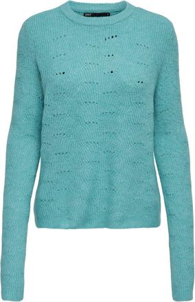 Only Damen ONLLOLLI L/S KNT NOOS Pullover, Aquarelle/Detail:Melange,3XL