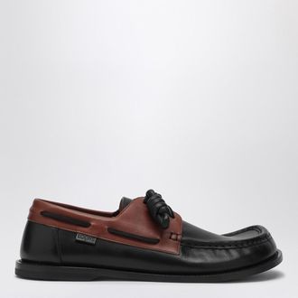 Loewe Campo Bootsschuh in Braun/Schwarz