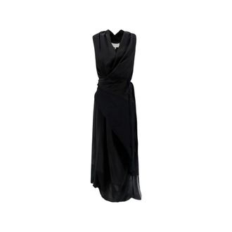 Maison Margiela Maxi-Kleider - - Dresses - Damen - Schwarzk - XS