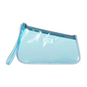 GCDS PVC Pochette - - Bags - Damen - Blau - ONE SIZE