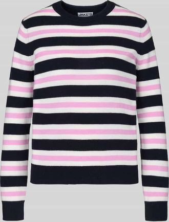 Jake*s Casual Regular Fit Pullover mit gestreiften Muster