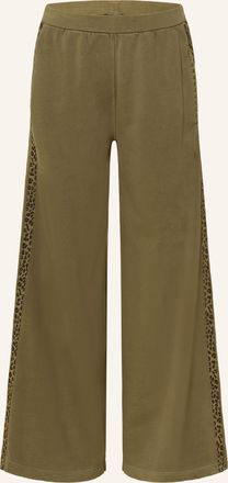 Grace Grace Sweatpants Mit Nieten Und Galonstreifen gruen