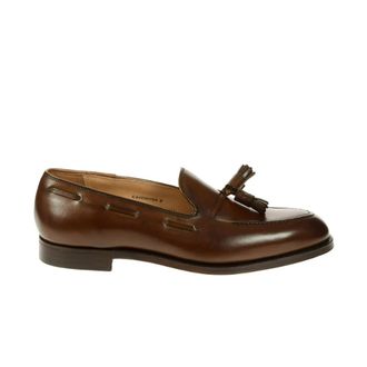 Crockett & Jones Braune Leder-Mokassins mit Quastendetail - - Shoes - Herren - Braun - 42 EU