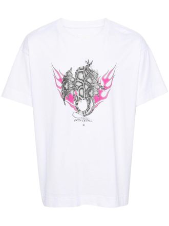 Givenchy t-shirt en coton à logo imprimé - Blanc
