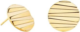 Coeur de Lion Ohrringe - Ohrstecker Round Wave - Gr. unisize - in Gold - f&uuml;r Damen