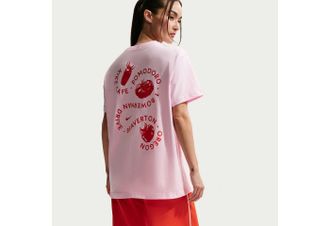 Nike T-Shirt W NSW CLSC BF CAFE TOMATO TEE lockere Passform, f&uuml;r Freizeit und Alltag