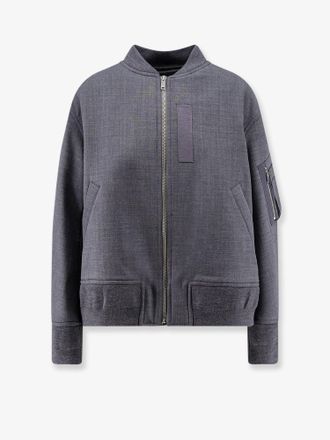 Semicouture Virgin wool blend bomber - SEMICOUTURE - gender_Woman