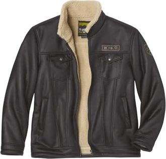 Atlasformen Blouson Aviateur Suédine Doublé Sherpa - XXL