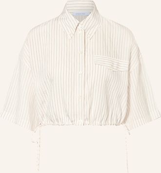 Patrizia Pepe Patrizia Pepe Cropped-Hemdbluse weiss