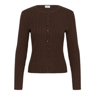 Saint Tropez Cardigan - - Knitwear - Damen - Braun - 2XL