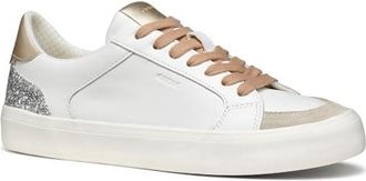 Geox Femme D EMMELENY E Basket, White, 35 EU