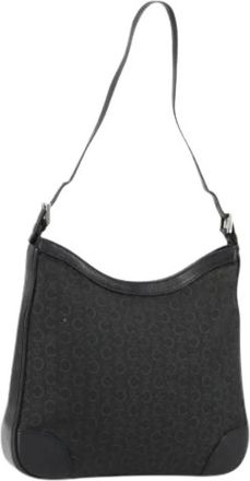 Celine Sac bandouli&egrave;re vintage Pre-owned en toile - Femme - Pre-owned - Noir - Taille: ONE Size