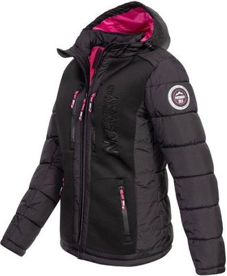 Geographical Norway Steppjacke Geographical Norway Damen Winter Jacke Steppjacke Parka Geteppt Winterjacke