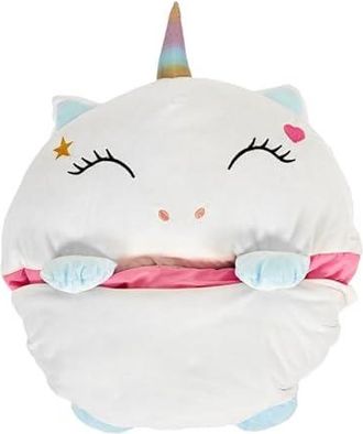 Paris Prix Sac de Couchage Convertible Licorne 50x130cm Blanc