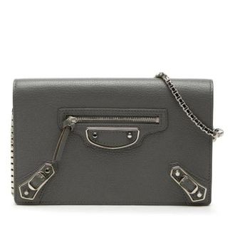 Balenciaga Portefeuille sur cha&icirc;ne Pre-owned - Femme - Pre-owned - Gris - Taille: ONE Size
