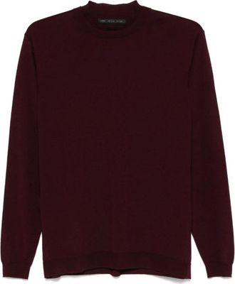 low brand Homme, Pulls, Rouge, Taille: 2XL Maille ras du cou