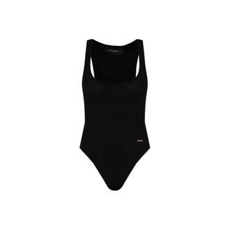 Dsquared2 Body avec application logo - Femme - Tops - Noir - Taille: 40 FR