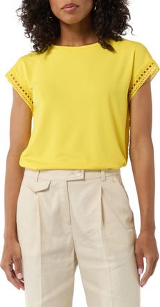 Comma Ärmelloses Shirt mit Zierband