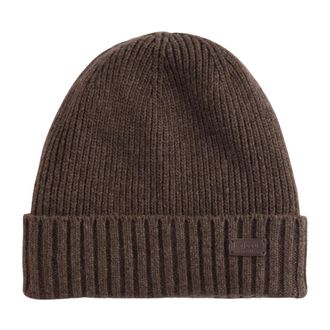 Barbour Carlton Beanie - - Accessories - Herren - Braun - ONE SIZE
