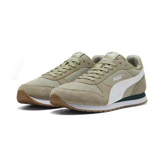 Puma Erwachsene ST Miler Sneakers 42.5, Lux Army White Gum Green Beige