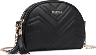 Miss Lulu Damen Umhängetasche Crossbody Bag Kleine Handytasche zum Umhängen Tägliches Arbeit Einkauf Reisen