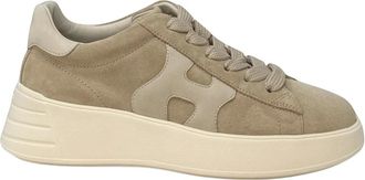 Hogan Femme, Chaussures, Beige, Taille: 37 1/2 EU Rebel H562 Allacciato H