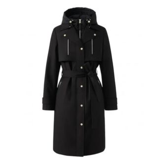 Mackage Langer Trenchcoat - - Coats - Damen - Schwarzk - L