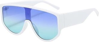 Generic Lunettes De Soleil Dextérieur For Hommes For Femmes For Les Vacances, Trajets Quotidiens Et La Plage(White)