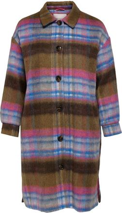 Only Carmakoma CARDENISE NAJA CHECK WOOL SHACKET OTW