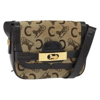 Celine Pre-owned Canvas Umh&auml;ngetasche - - Pre-owned - Damen - Beige - ONE SIZE