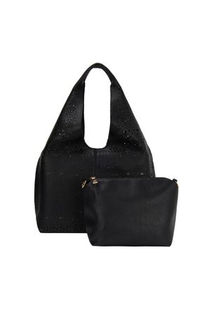 Usha 2-IN-1-Tragetaschen-Set 2-IN-1-Tragetaschen-Set Frauen Schwarz