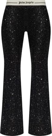 Palm Angels Paillettenhose - - Trousers - Damen - Schwarzk - XS