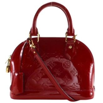 Louis Vuitton Sac Alma BB Monogram Vernis 2way Pre-owned - Femme - Pre-owned - Rouge - Taille: ONE Size