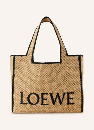 Loewe Shopper Font Tote Large beige
