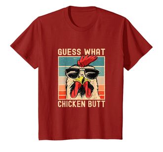 Guess H&uuml;hnchen-Meme-Design - Guess What Chicken Butt T-Shirt