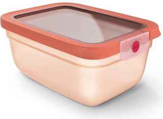 Emsa oneClick Frischhaltedose, verschlossen mit nur 1 x Klick, Lebensmittel 2 x l&auml;nger frisch, 100% dicht, Made in Germany, 1,5L, gefrier-, mikrowellen- un