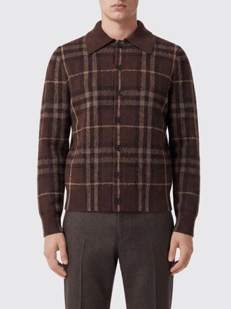 Burberry Kaschmir-Cardigan mit Vintage-Check-Muster und klassischem Kragen