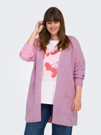 Only Carmakoma Strickjacke CARWHITNEY LS CARDIGAN KNIT