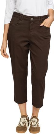 2-Biz Femme, Pantalons, Brun, Taille: 44 FR Cropped Pantalons