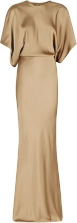 Norma Kamali Femme, Robes, Jaune, Taille: 38 FR Reverse Obie Gown