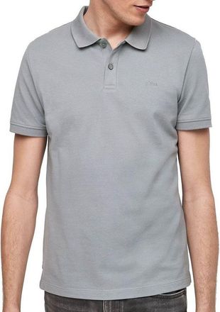 s.Oliver Poloshirt Basic (1-tlg) Poloshirt mit Logostickerei