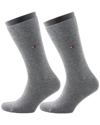 Tommy Hilfiger 2er Pack Socken mit kleiner Flag-Stickerei in