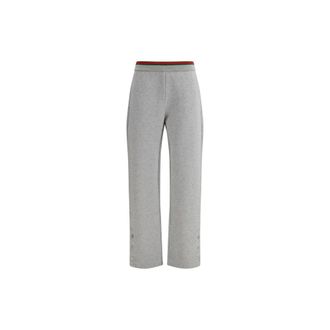 Gucci Baumwoll-Freizeithose - - Trousers - Damen - Grau - S