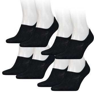 Tommy Hilfiger Herren Footie Socken, Schwarz, 43-46 EU