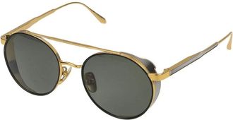 Linda Farrow Conor Sonnenbrille Gelbgold/Hellgold - - Accessories - unisex - Gelb - 52 MM