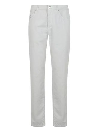 Brunello Cucinelli pantalon ample &agrave; coupe sarouel - Gris