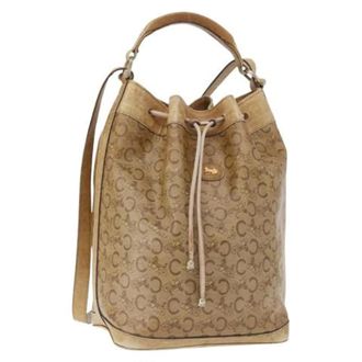 Celine Sac Seau en Plastique Pre-owned - Femme - Pre-owned - Beige - Taille: ONE Size