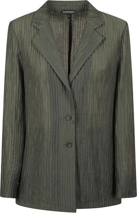 Emporio Armani Femme, Vestes, Vert, Taille: 36 FR Blazer