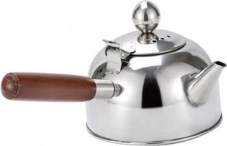 Garneck Edelstahl Teekessel 500ml - Hochwertiger Wasserkocher Für Tee Und Kaffee - Ideal Für Küche - Zuhause Oder Camping Mit Ergonomischem Hitzebeständigem G