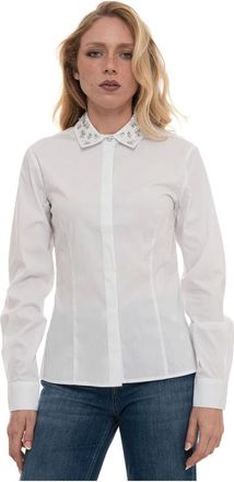 Liu Jo Femme, Blouses et Chemises, Blanc, Taille: 44 FR Blouse